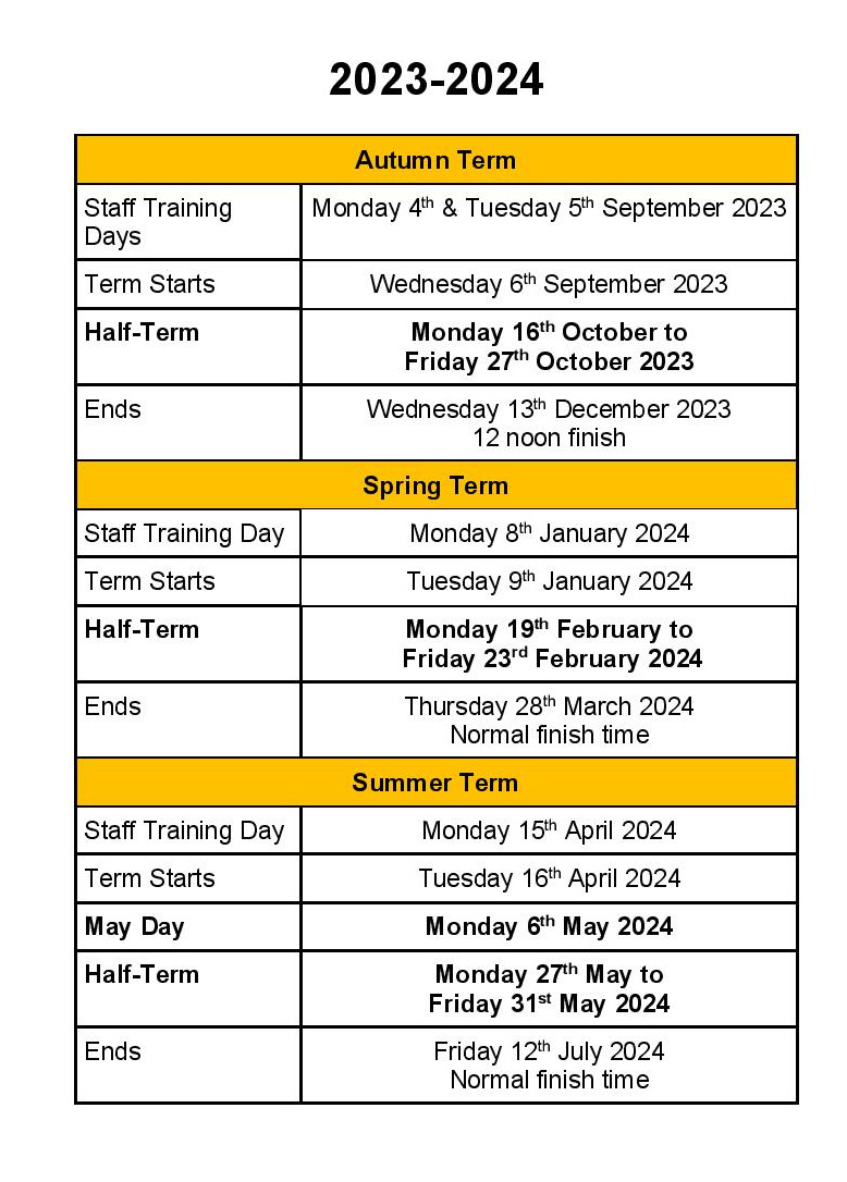 Northamptonshire Half Term Dates 2025 Claire J Smith